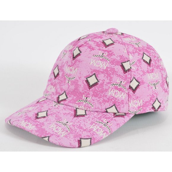 MCM | Accessories | New Mcm Womens Jacquard Veritas Visetos Baseball ...